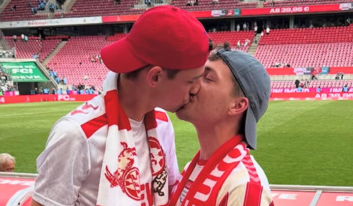 Soccer Ref Pascal Kaiser Isn’t Hiding, Kissing Boyfriend on the Pitch