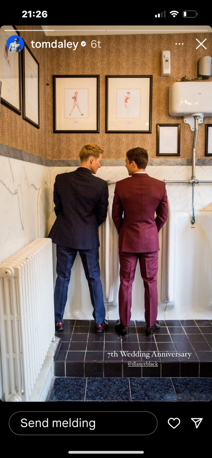 Tom Daley and Dustin Lance Black Mark 7 Years of Marriage