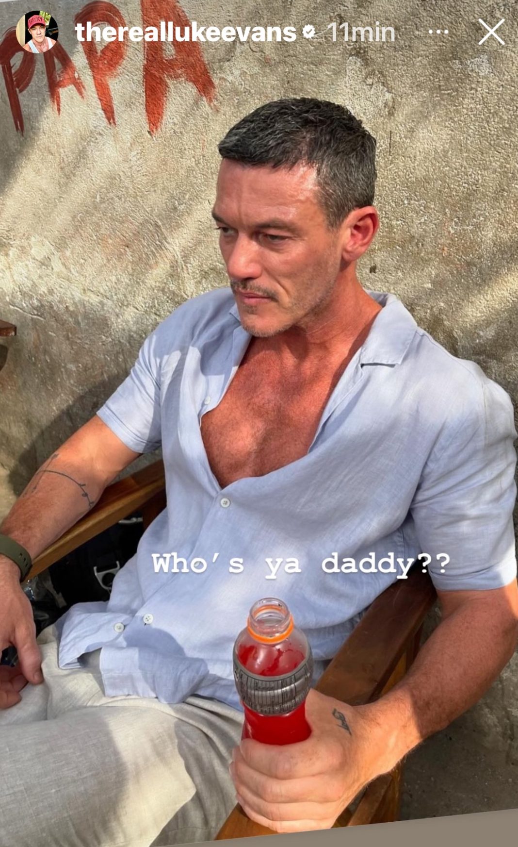 Luke Evans in a Speedo AND He’s Your Daddy