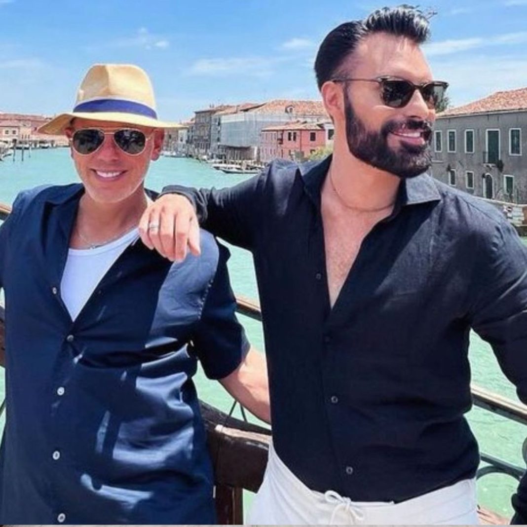 Rylan Clark Shares Passionate Kiss with Italian Stud