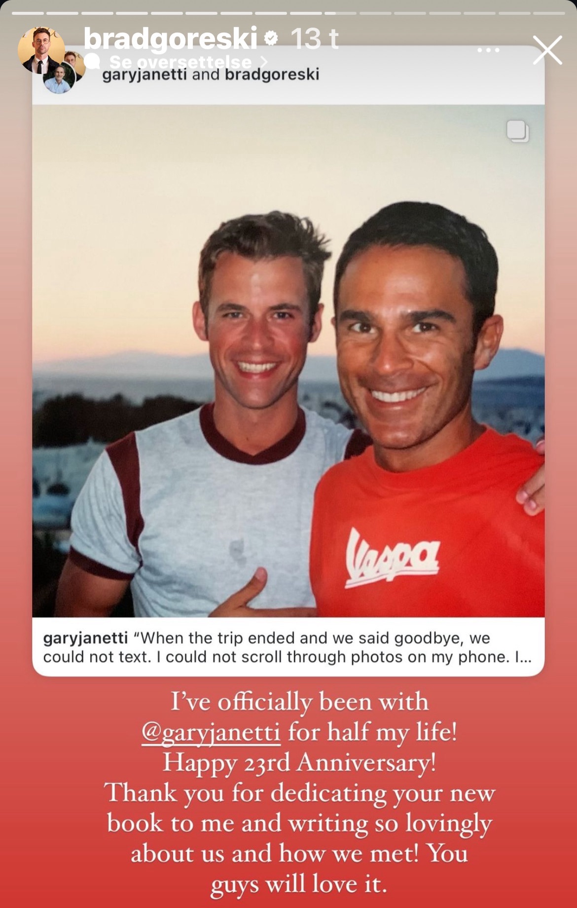 Gary Janetti’s 23 Years with Husband Brad: A Love Story