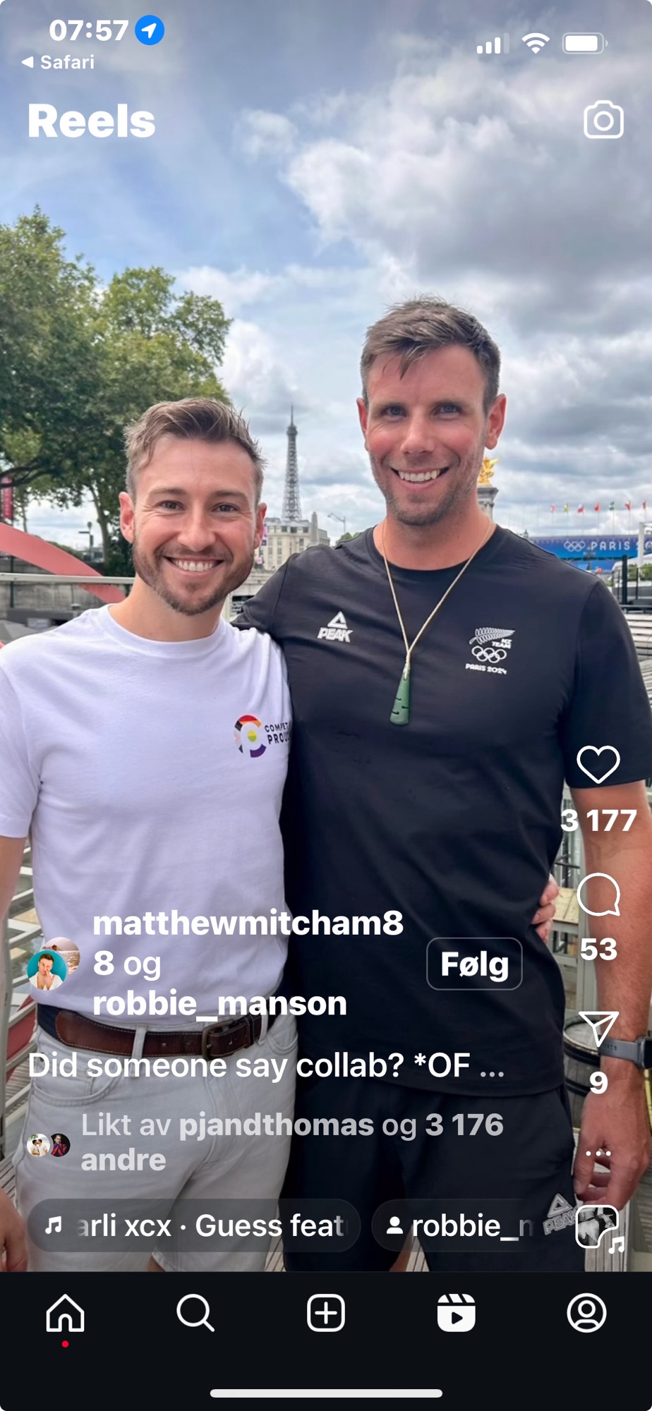 Gay Olympians Mitcham & Manson Tease OnlyFans Collab