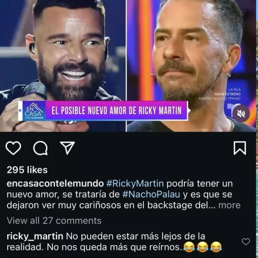 Ricky Martin Clears the Air on Nacho Palau Romance Buzz