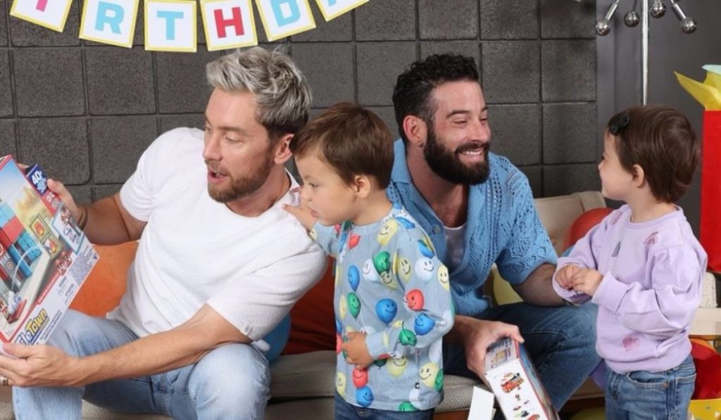 Lance Bass Celebrates Twins’ Birthday with NSYNC Nostalgia